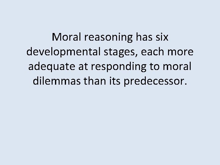 Chapter 5 Kohlbergs Stages of Moral Development Lawrence