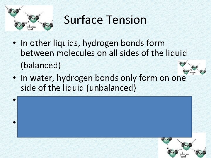 Chapter 15 water and aqueous systems Objectives Properties