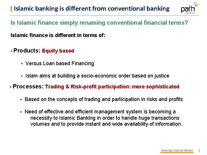 The Role of IT in Islamic Banking Prepared