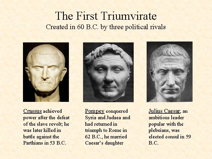 The Collapse of the Roman Republic Civil Wars