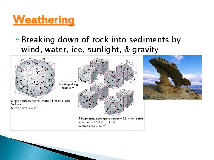 Sedimentary Rock MR VVOCABULARY SEDIMENTARY ROCK FOOD COMPARISON