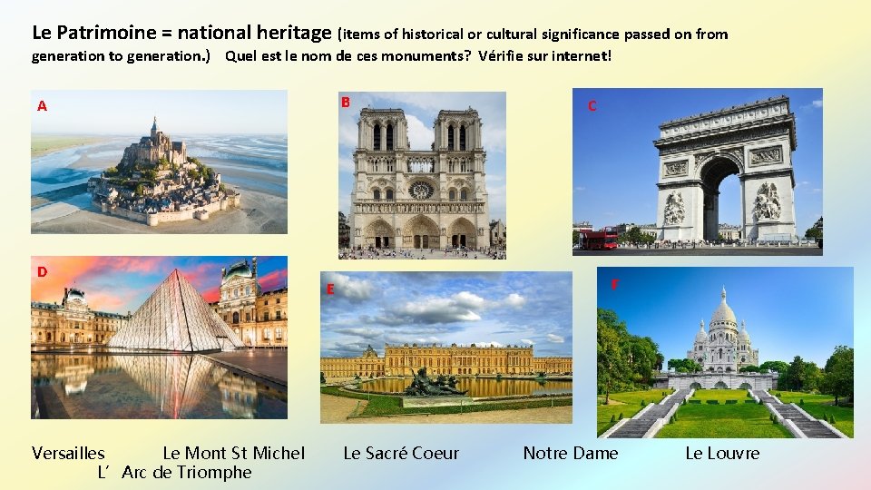 Bienvenue au cours de Franais v The study