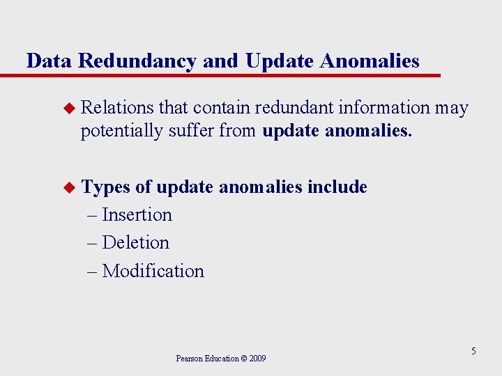 Chapter 7 Normalization Chapter 14 15 in Textbook