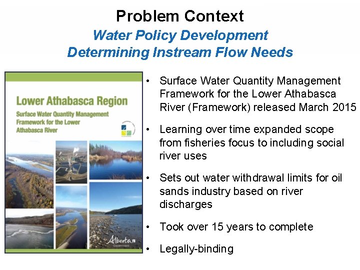 Indigenous Flows in the Lower Athabasca River Canada
