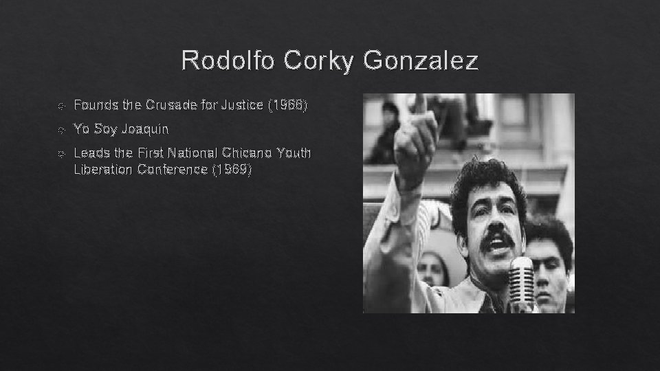 Chicano Rights Movement Anthony Vance TEKS Objective 9