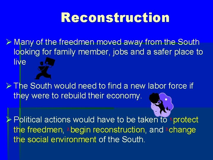 Reconstruction the South Reconstruction To rebuild The South