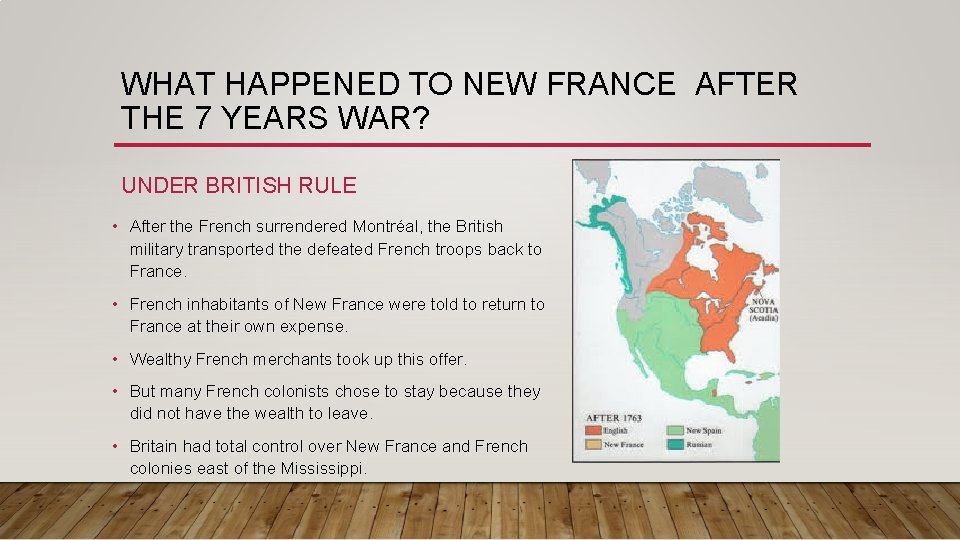 THE 7 YEARS WAR THE BATTLE FOR NORTH