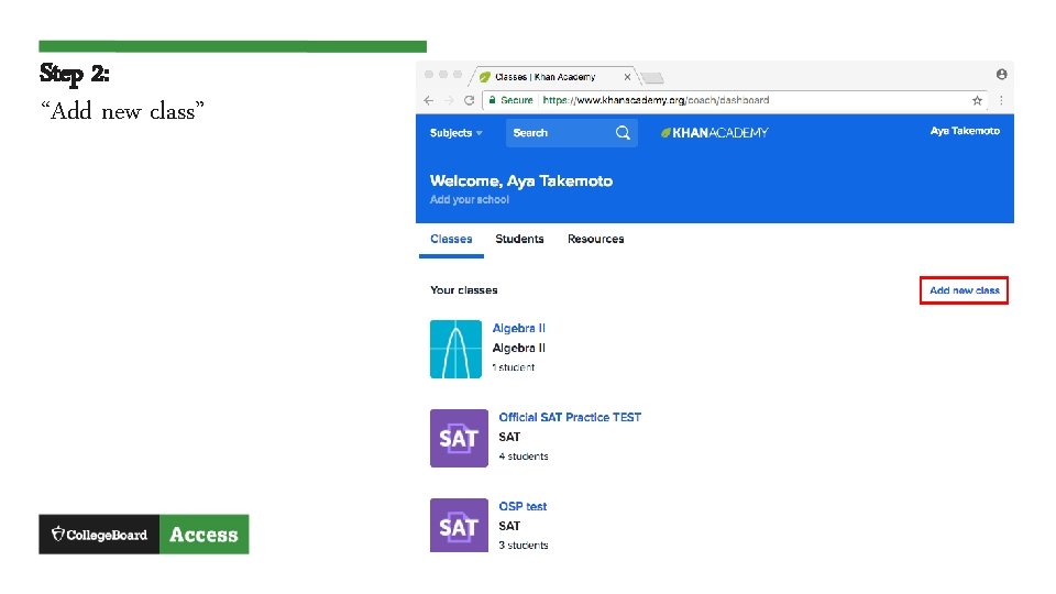 Students Guide to College Board and Khan Academy
