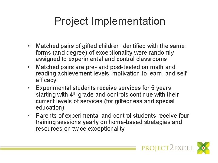 About Project 2 EXCEL Professor Karen B Rogers