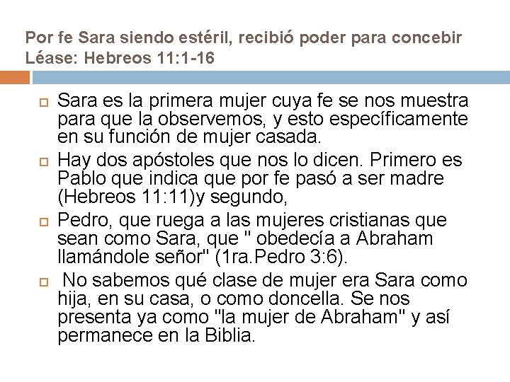 SARA ABRAHAM Y AGAR Recursos Biblia de Referencia
