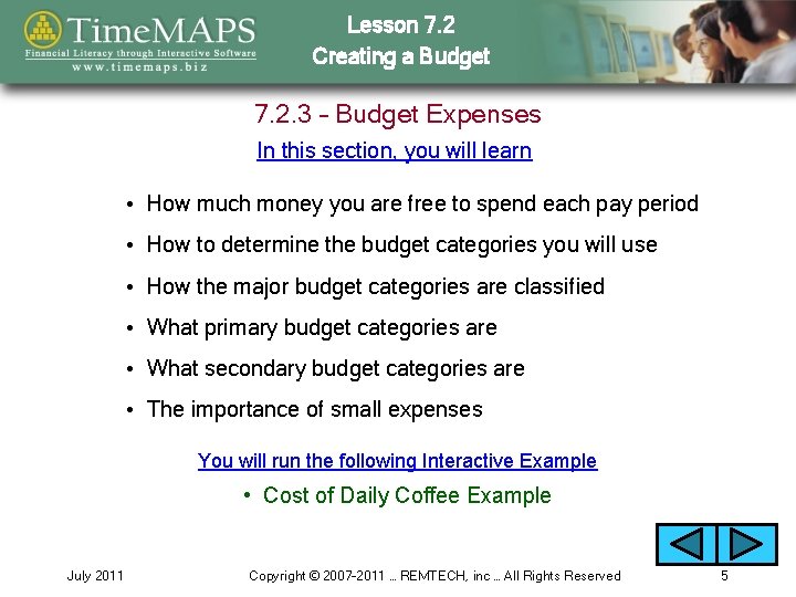 Lesson 7 2 Creating a Budget Introduction A