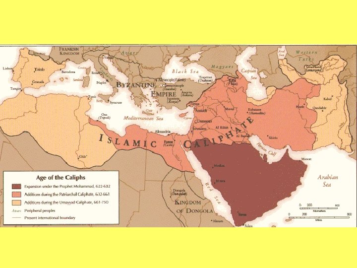 From Umayyad to Abbasid Empires ARAB ISLAMIC Umayyad
