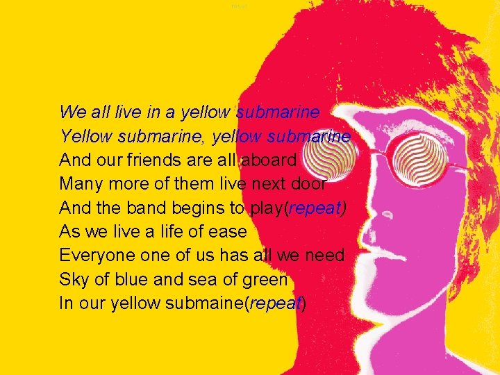Yellow Submarine The Beatles John Lennon1940 1980 Paul