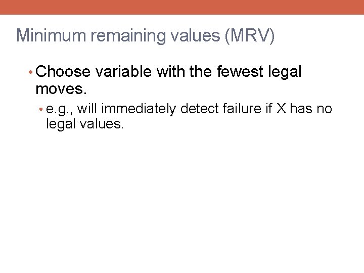 ARTIFICIAL INTELLIGENCE CSC 361 Tutorial4Exercise4 Constraint Satisfaction Problems