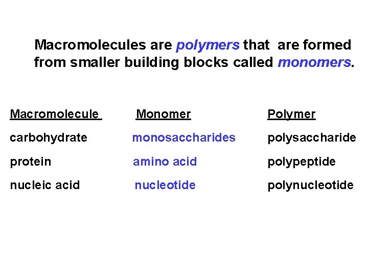 Biology Standard 1 2 Describe The Basic Molecular