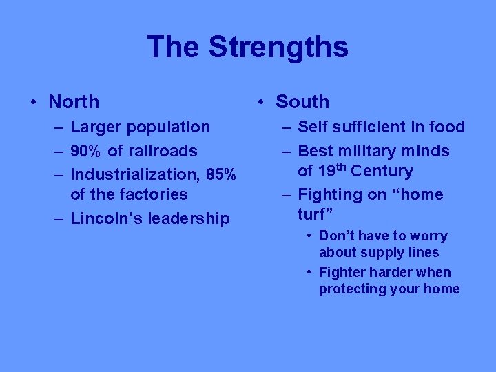 The Civil War 1861 1865 The BIG Problems