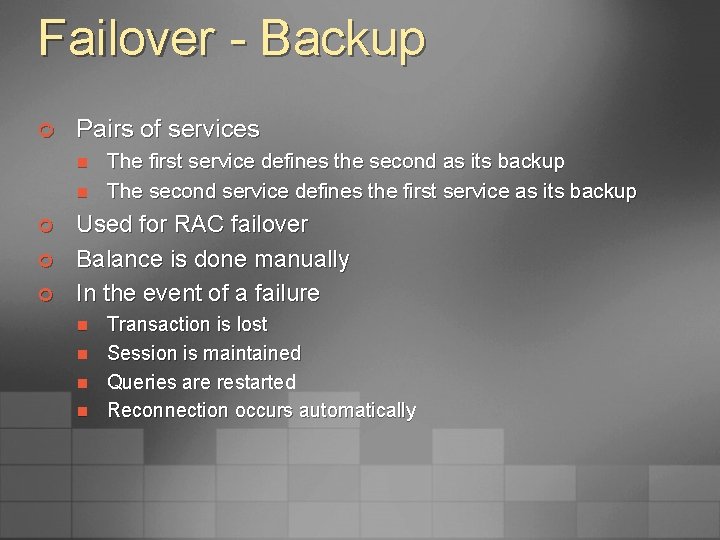 RAC Networking Failover and Load Balancing Setting up