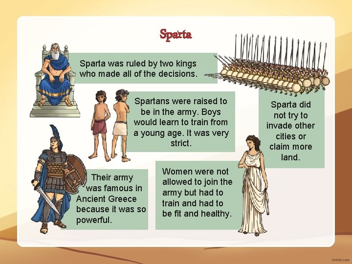 Athens and Sparta were both Greek city states