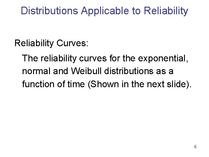 The Exponential Distribution 1 The Exponential Distribution Introduction