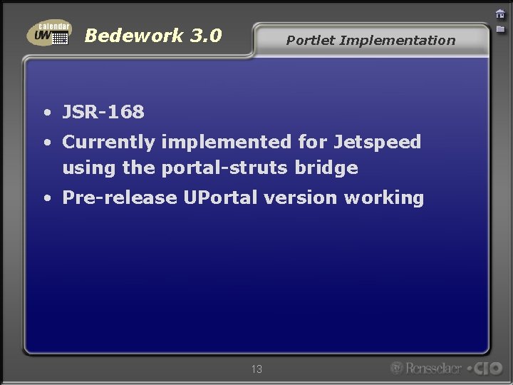 Bedework 3 0 a k a UWCalendar an