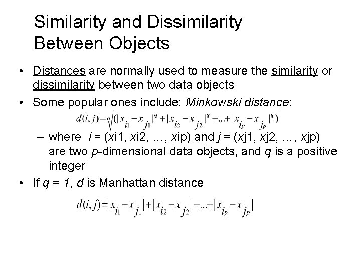 Data Mining Lecture 7 Course Syllabus Clustering Techniques