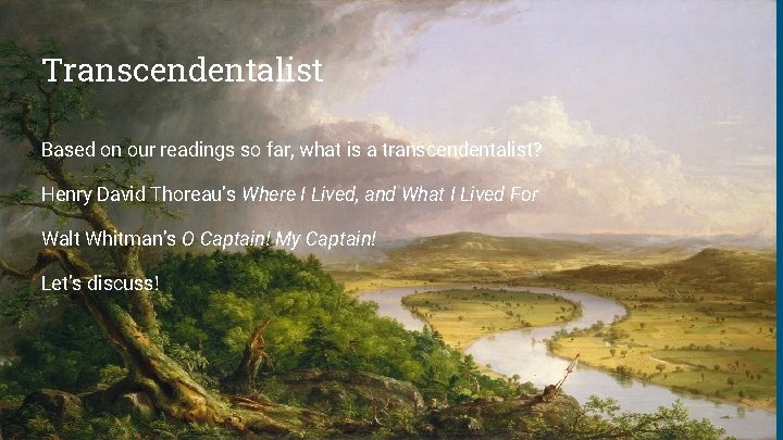 Mr Burns Junior English Nov 12 th15 th