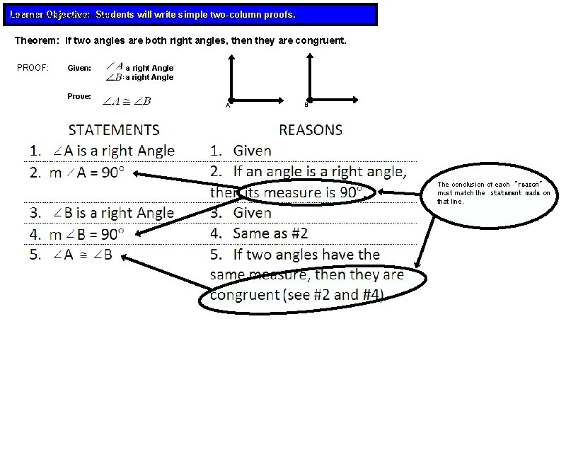 Advanced Geometry Section 1 4 Beginning Proofs Learner