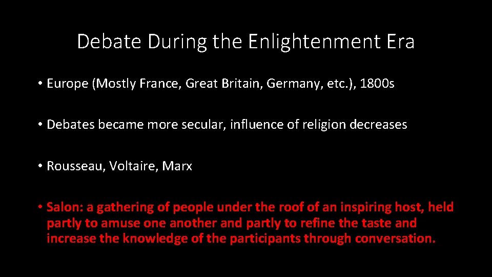 A Brief History of Debate Moment of Prayer