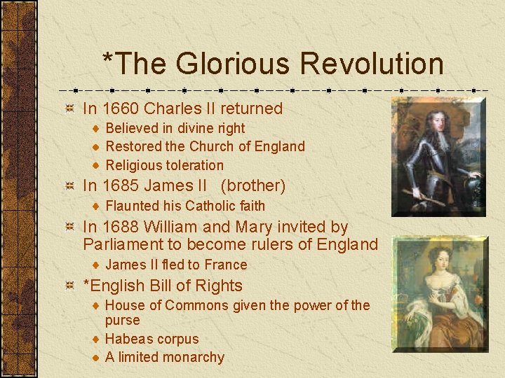 Vocabulary Ch 17 18 Absolute monarch Divine right