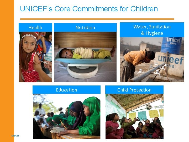 UNICEFs work in humanitarian situations 10 October 2013