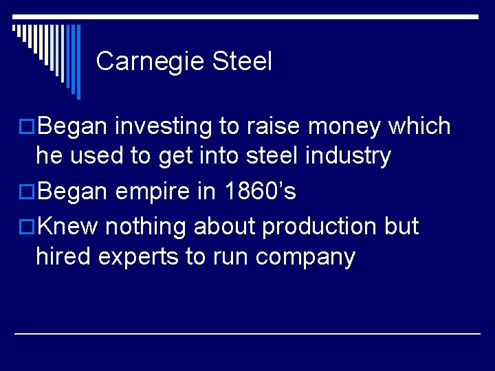 Chapter 6 Section 2 Rise of Big Business