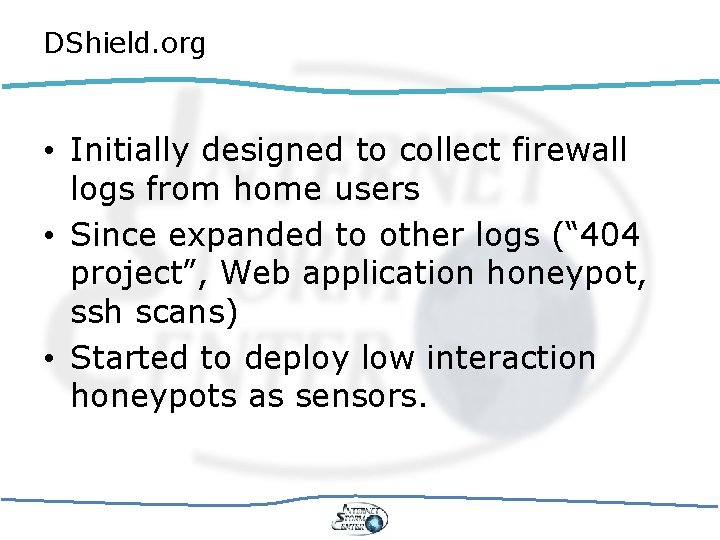 Dshield VPS Sensors request Intro by Erik Bais