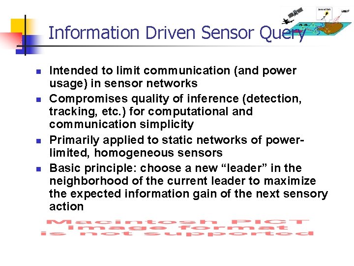 Sensorweb Architecture and Dynamic Sensor Tasking in Mobile