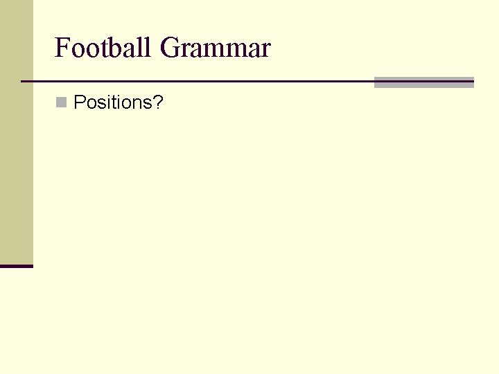 Verbs Definition n A verb is a word