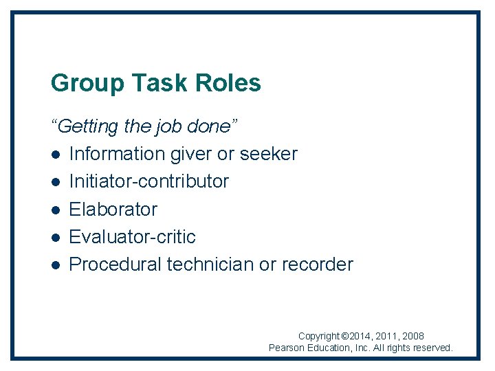 Chapter Ten Members and Leaders in Small Group