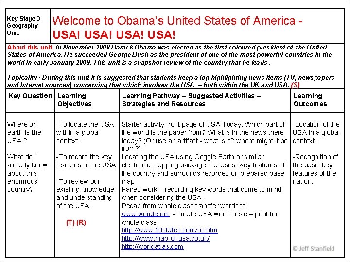 Welcome to Obamas United States of America USA