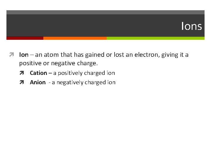 Biochemistry Unit 2 Atoms Atom the basic unit