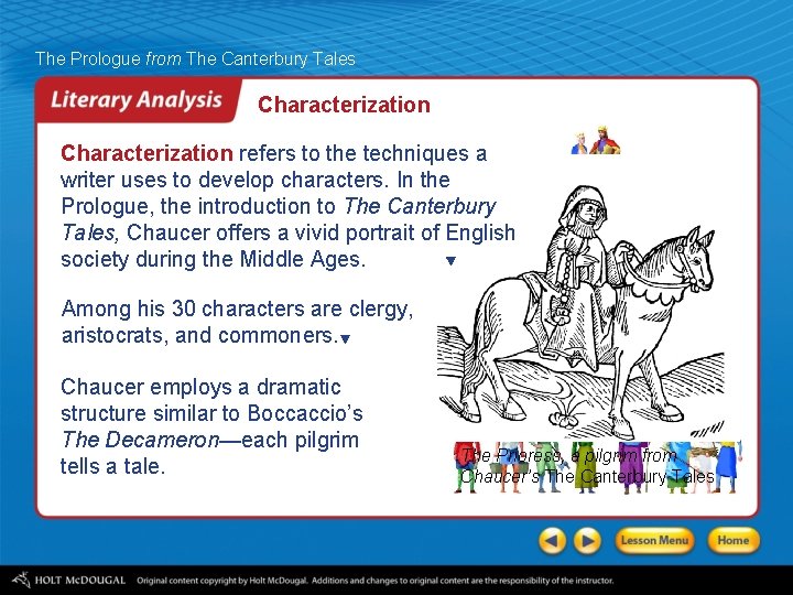 The Prologue from The Canterbury Tales Poem by
