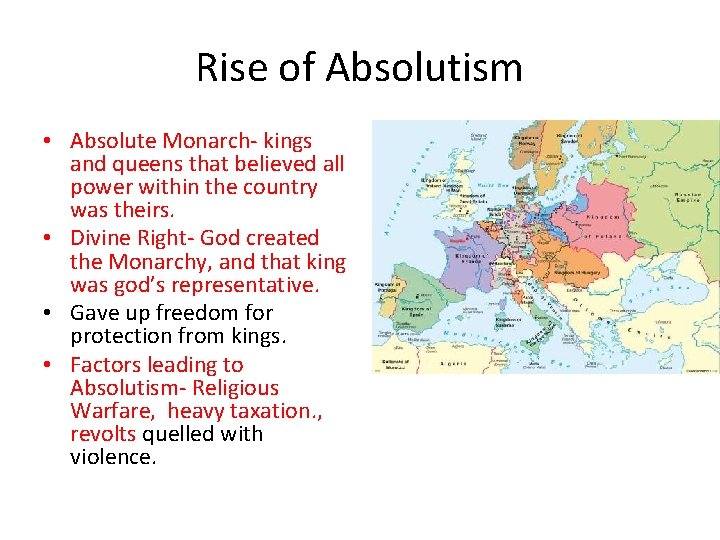 Louis XIV and Absolutism Agenda Bell Ringer What