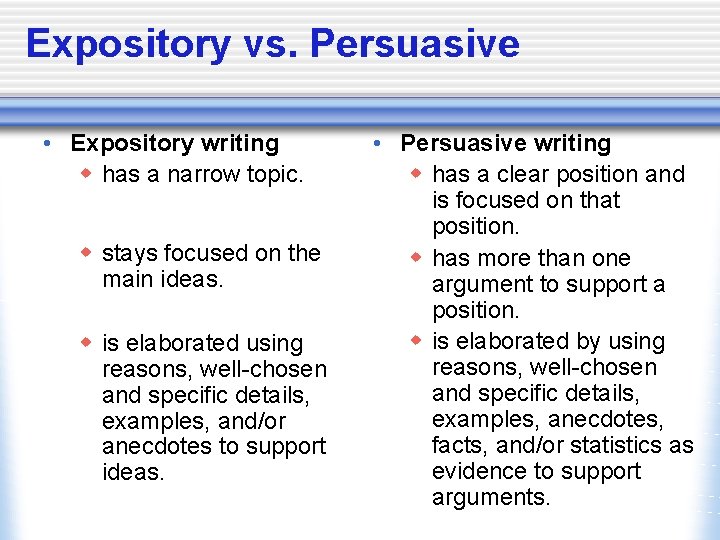 Persuasive Writing Persuasive Prompt Baseline Some fourth graders