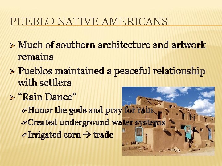 PUEBLO NATIVE AMERICANS SOUTHWESTERN CLIFF DWELLERS Morgan Francis