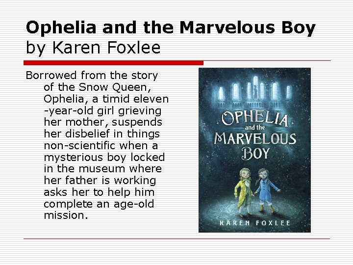 3 rd 5 th Master List The Boundless