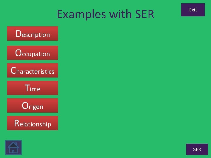 La Casa y los Verbos Ser y Estar