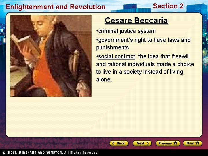 Enlightenment and Revolution The Enlightenment Objective to explain