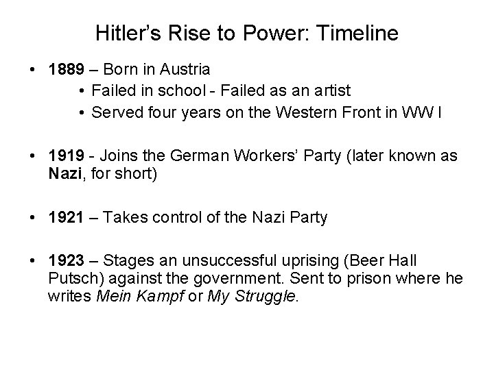 Bell Work Treaty of Versailles After losing World