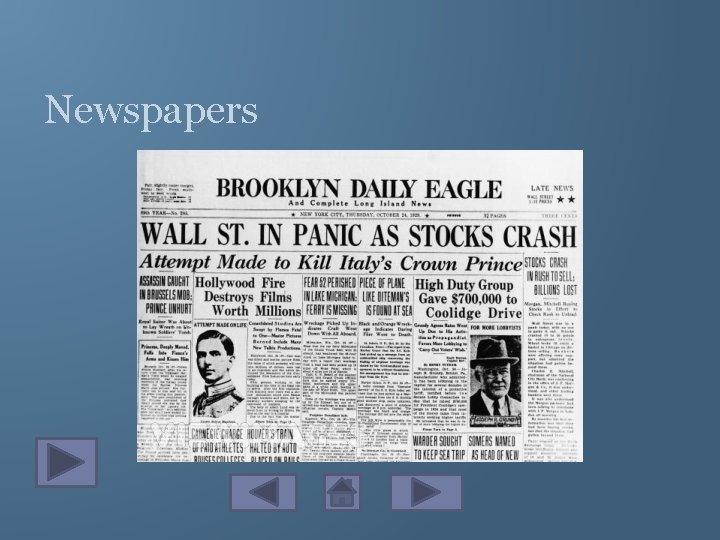 The Great Depression Mary Gibbons Content Standards Theme