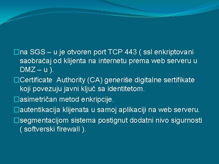 WEB REENJE PRISTUPA SISTEMU ZA AUTOMATSKO OITAVANJE BROJILA
