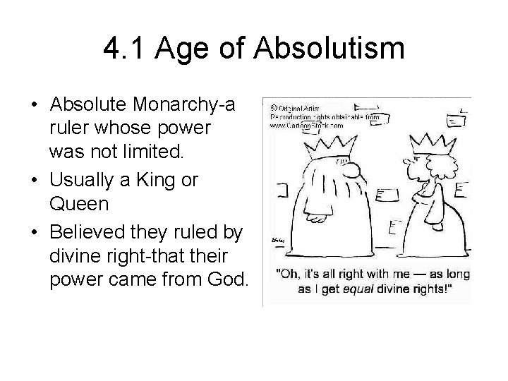 Chapter 4 Age of Absolutism 4 1 Age
