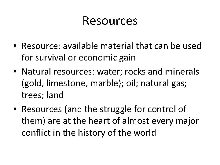 The World of Geography Bellwork On a piece