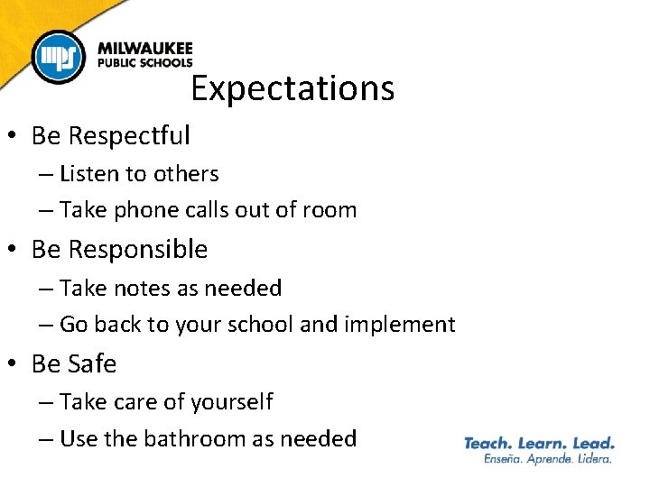 PBIS Tier 2 New Team Member Training Day